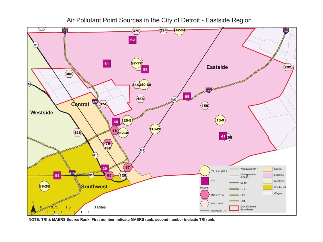 Eastside Detroit: Area Specific Data and Maps | CA-PHE